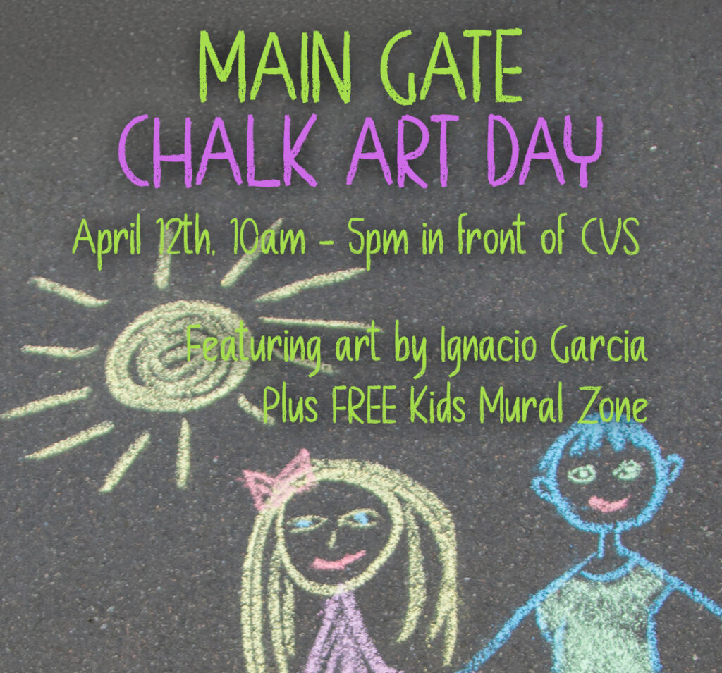 Main Gate Chalk Art Day - Main Gate Square - University Blvd